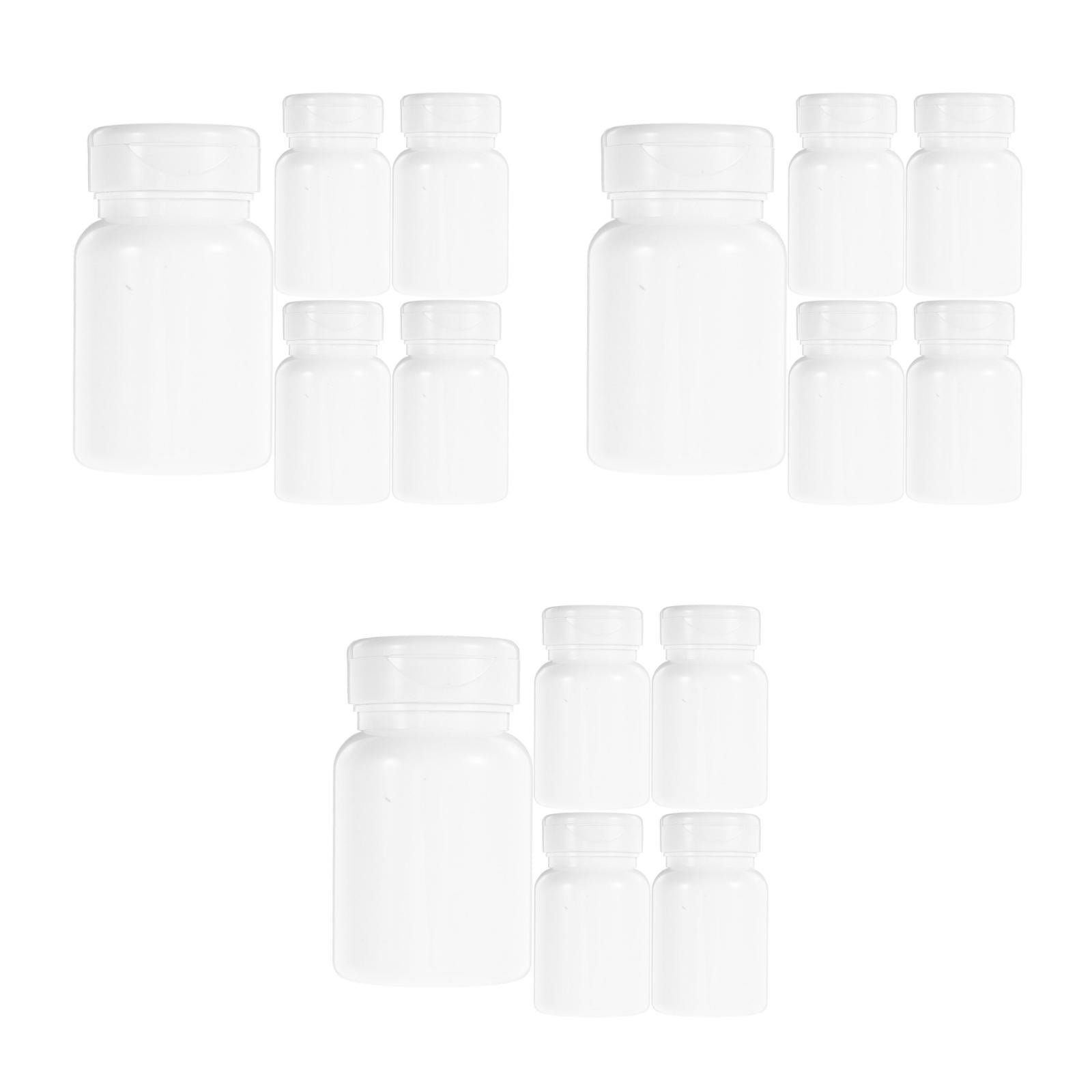 Worgeous 15 pcs Empty Medicine Bottles with Lids, Small Pill Containers ...