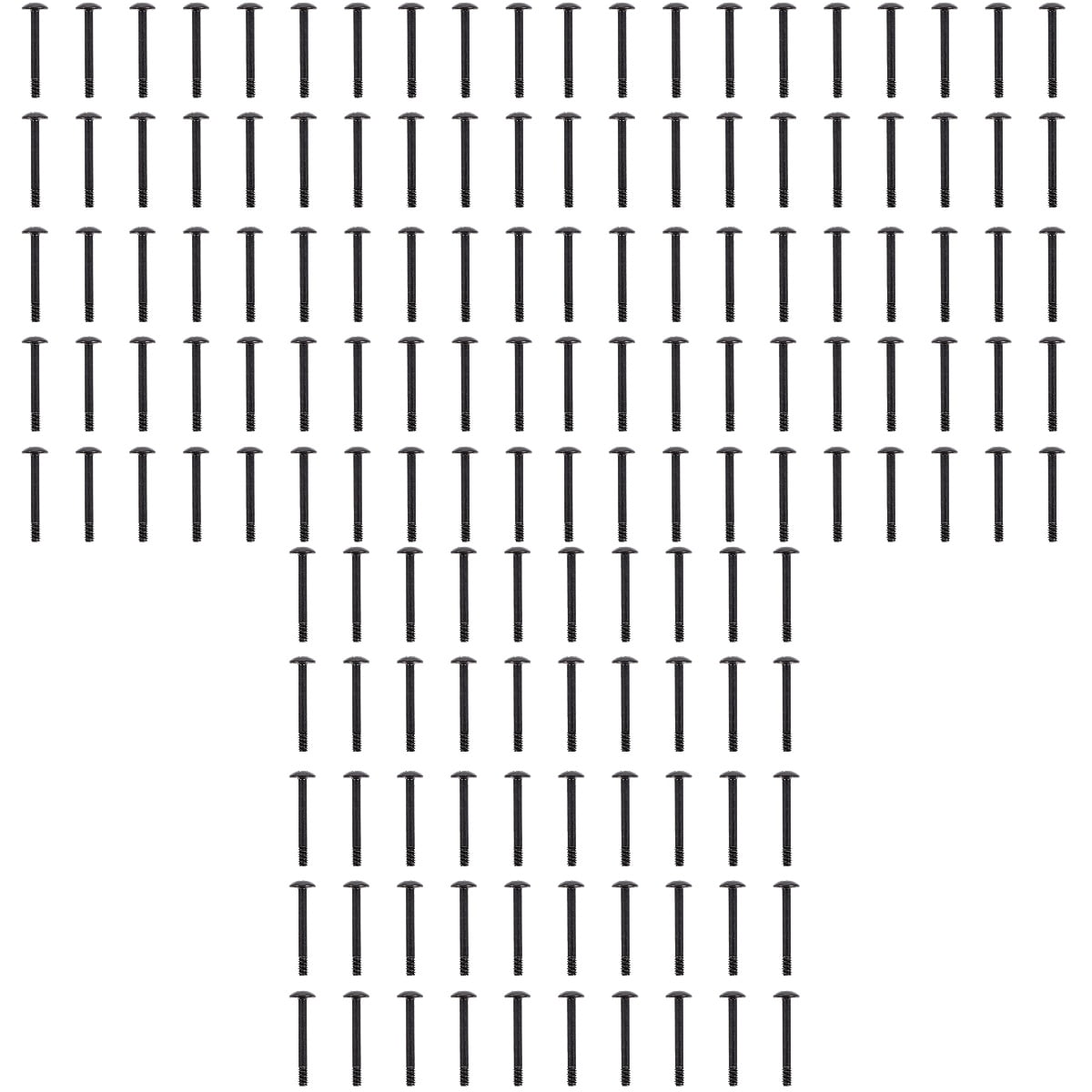 Worgeous 150 pcs Computer Case Fan Screws 3cm Reducing Vibration Screws ...