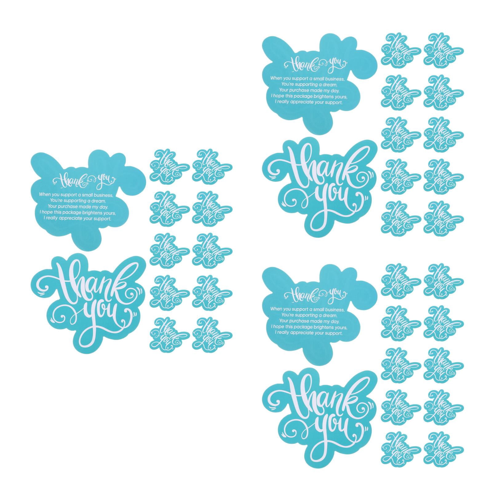 Worgeous 150 pcs Mini Thank You Cards Thank You Cards For Small ...