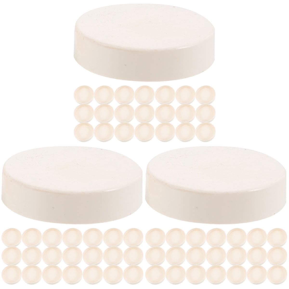 Worgeous 150 pcs Pvc Fitting Saver Round Tubing Connector Plastic Water ...
