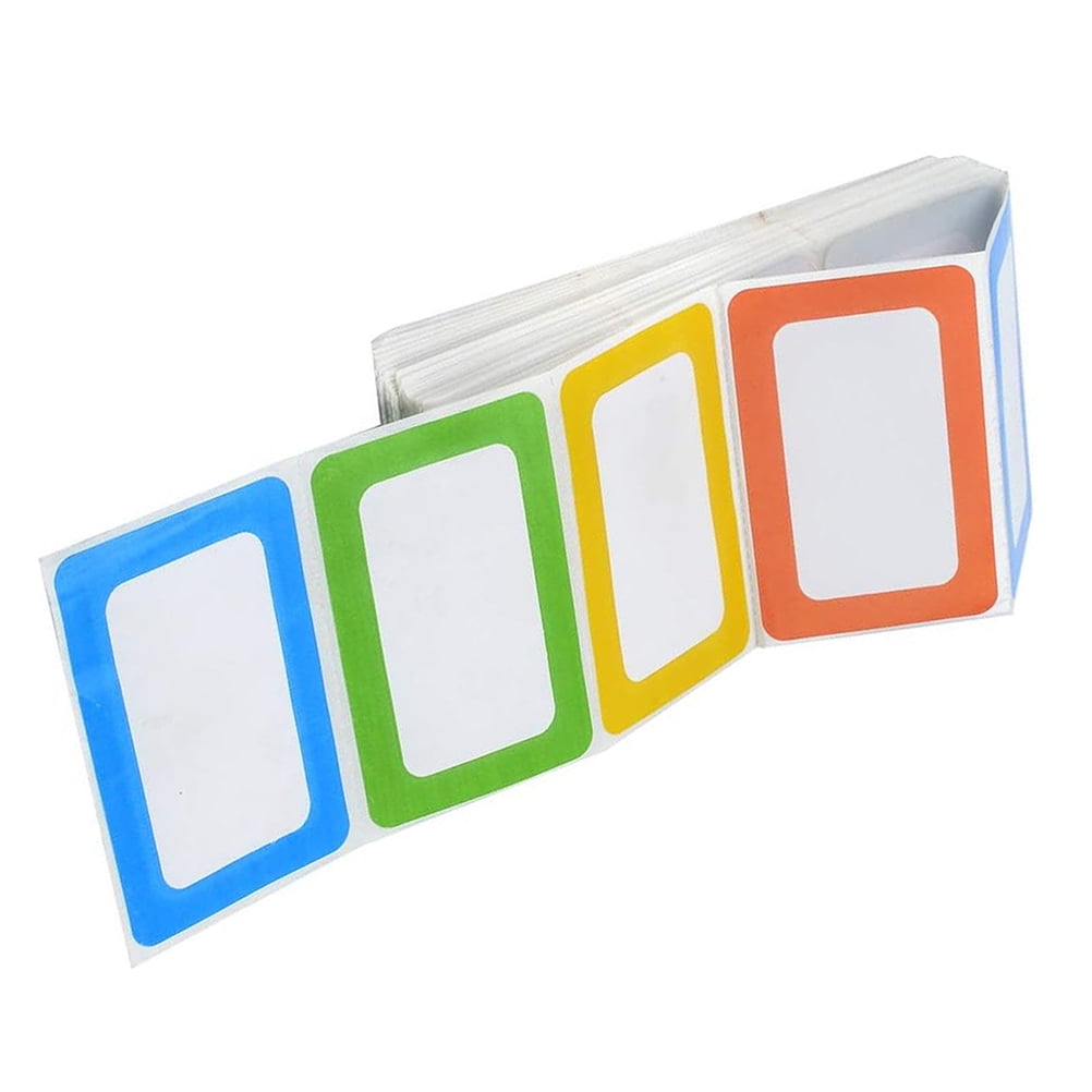 Worgeous 150pcs Blank Writable Sticker Sticky Classification Labels ...