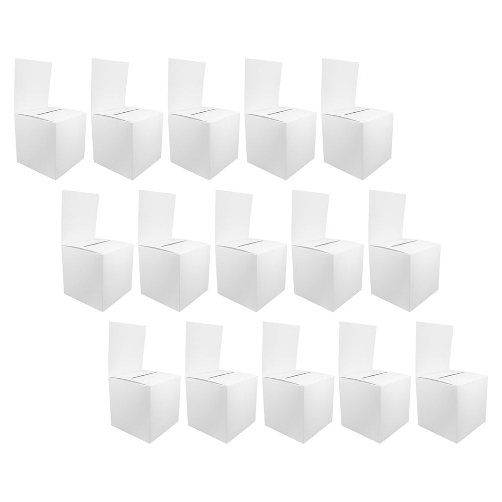 15Pcs Raffle Donation Box for Fundraising Multi Functional Ballot Box ...