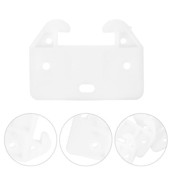 Worgeous 15Pcs Plastic Non-Slipping Drawer Stops White Drawer Bumper ...
