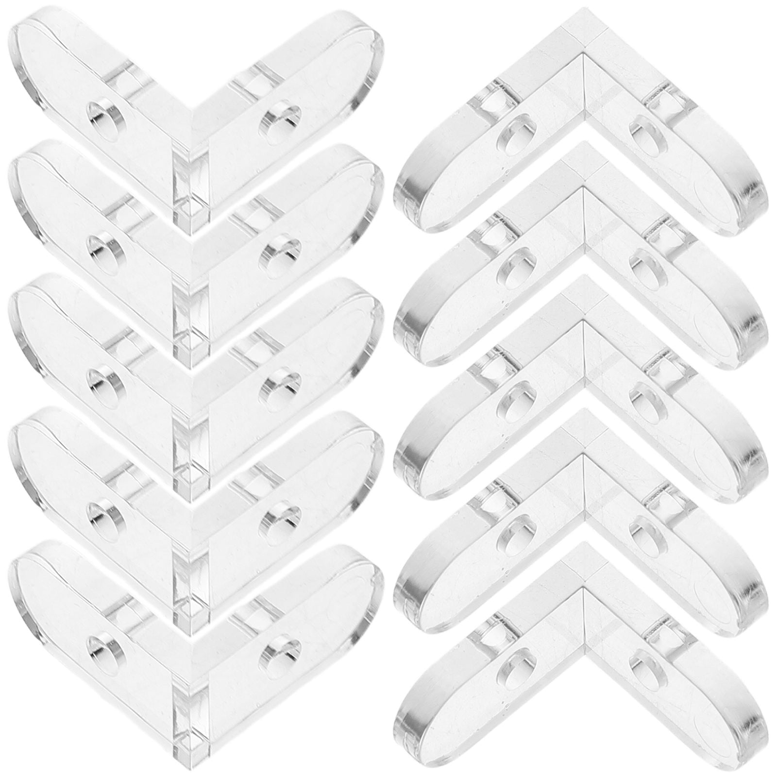 Worgeous 15pcs Angle Bracket Acrylic Corner Connectors Acrylic Corner ...
