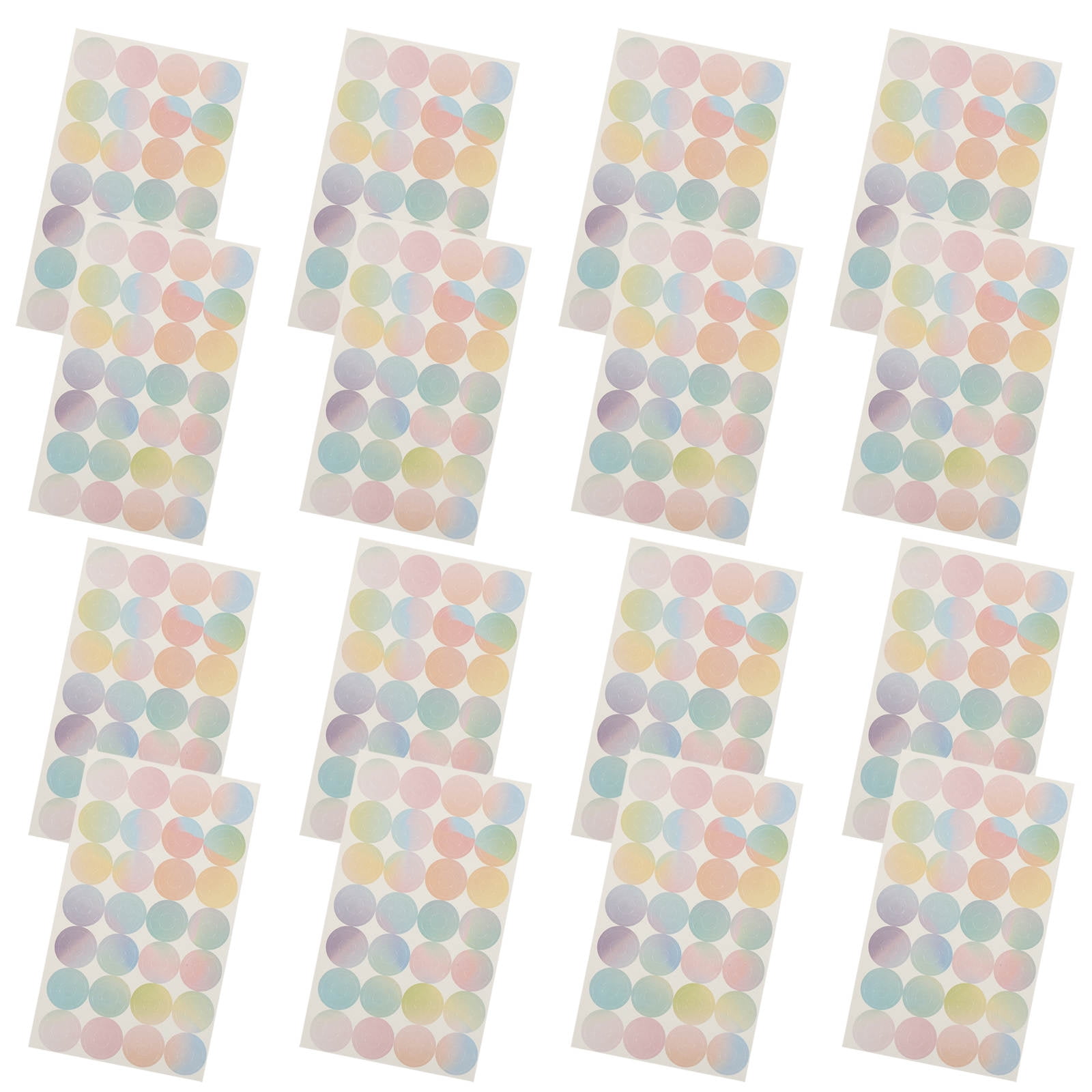 Worgeous 16 Sheets of Hole Reinforcement Stickers Binder Paper Hole ...