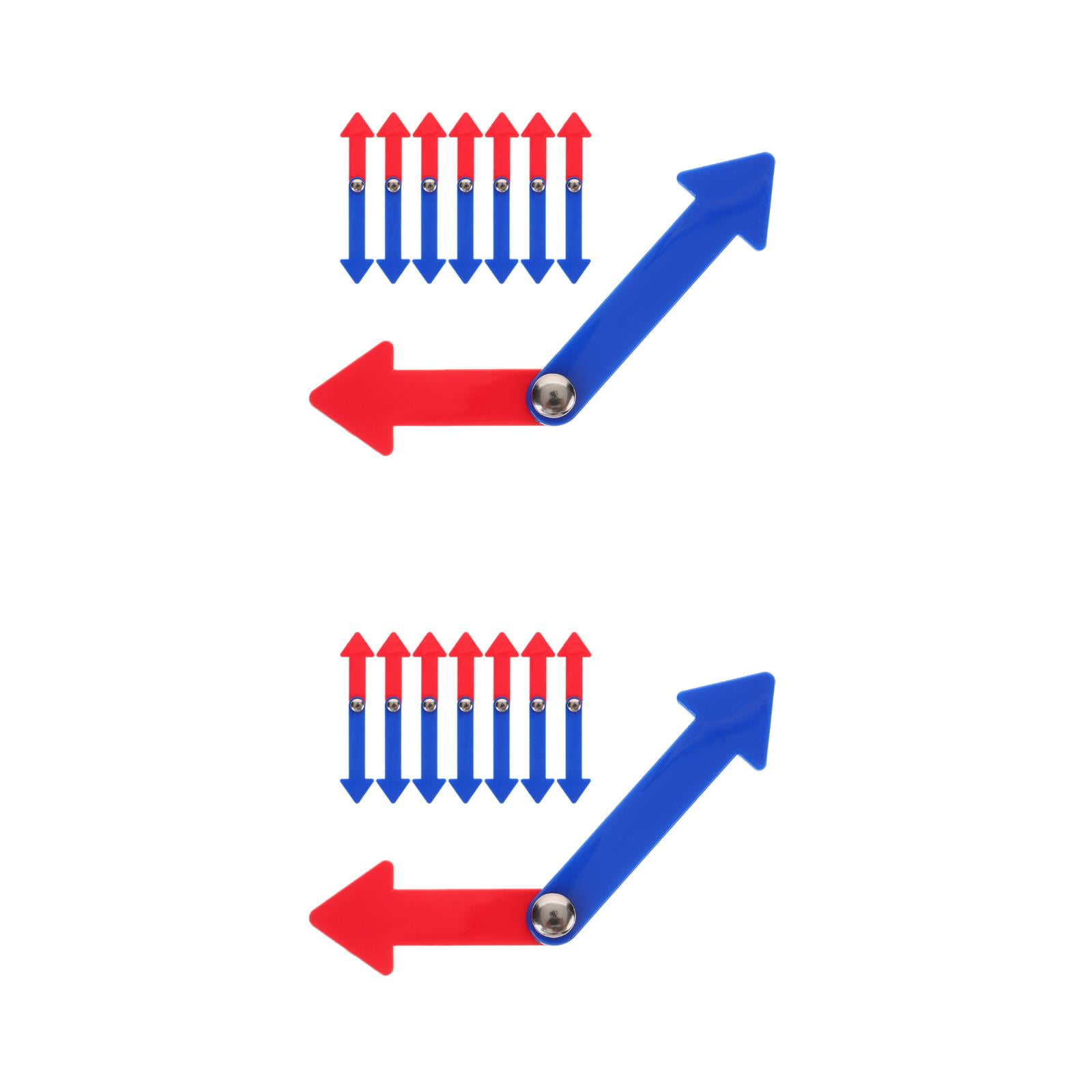 MLINS 16 pcs Children's Educational Clock Hands Set Plastic Rotatable ...