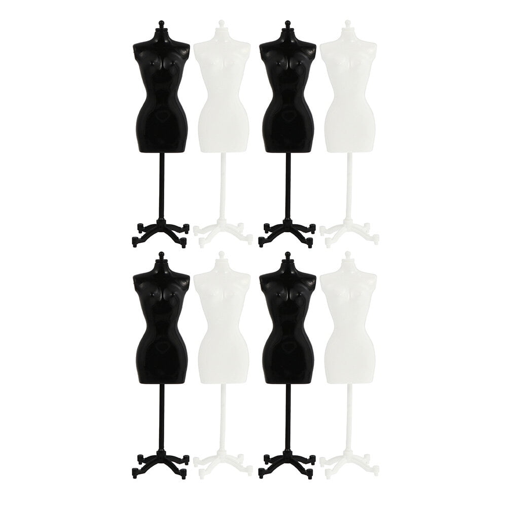 Worgeous 16 pcs Doll Dress Display Holder Doll Clothes Display Stand ...