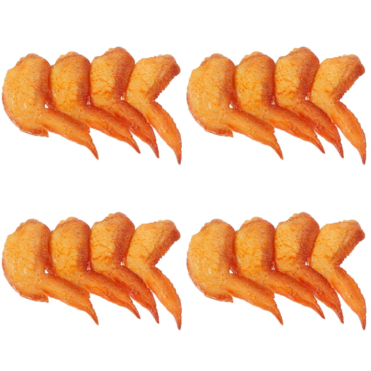 Worgeous 16 pcs Fake Chicken Wings Simulation Chicken Lifelike Chicken ...