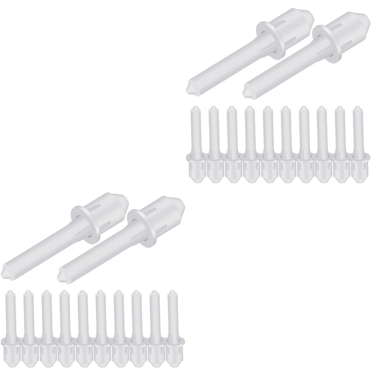 Worgeous 160 pcs Plastic Shutter Repair Pin Loaded Repair Pin ...