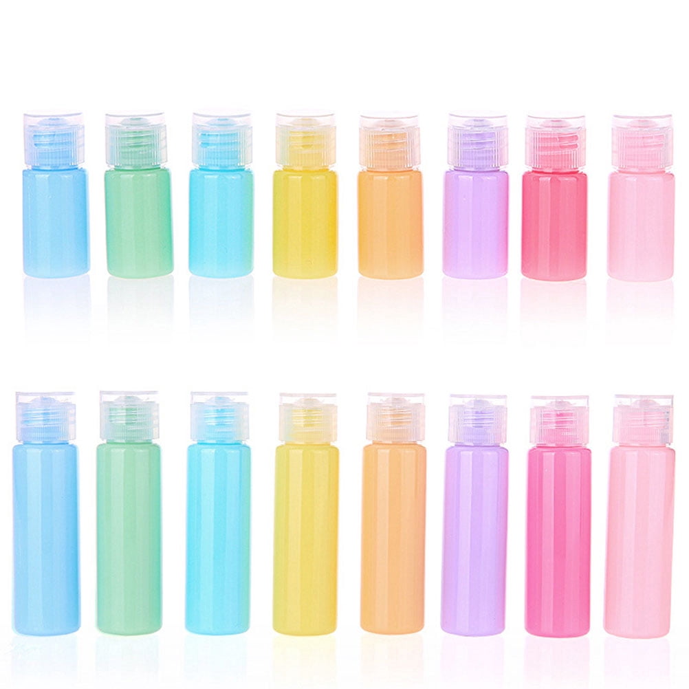 WHAMVOX Multi Color Plastic Storage Bottles for Cosmetic Liquid 10ml ...