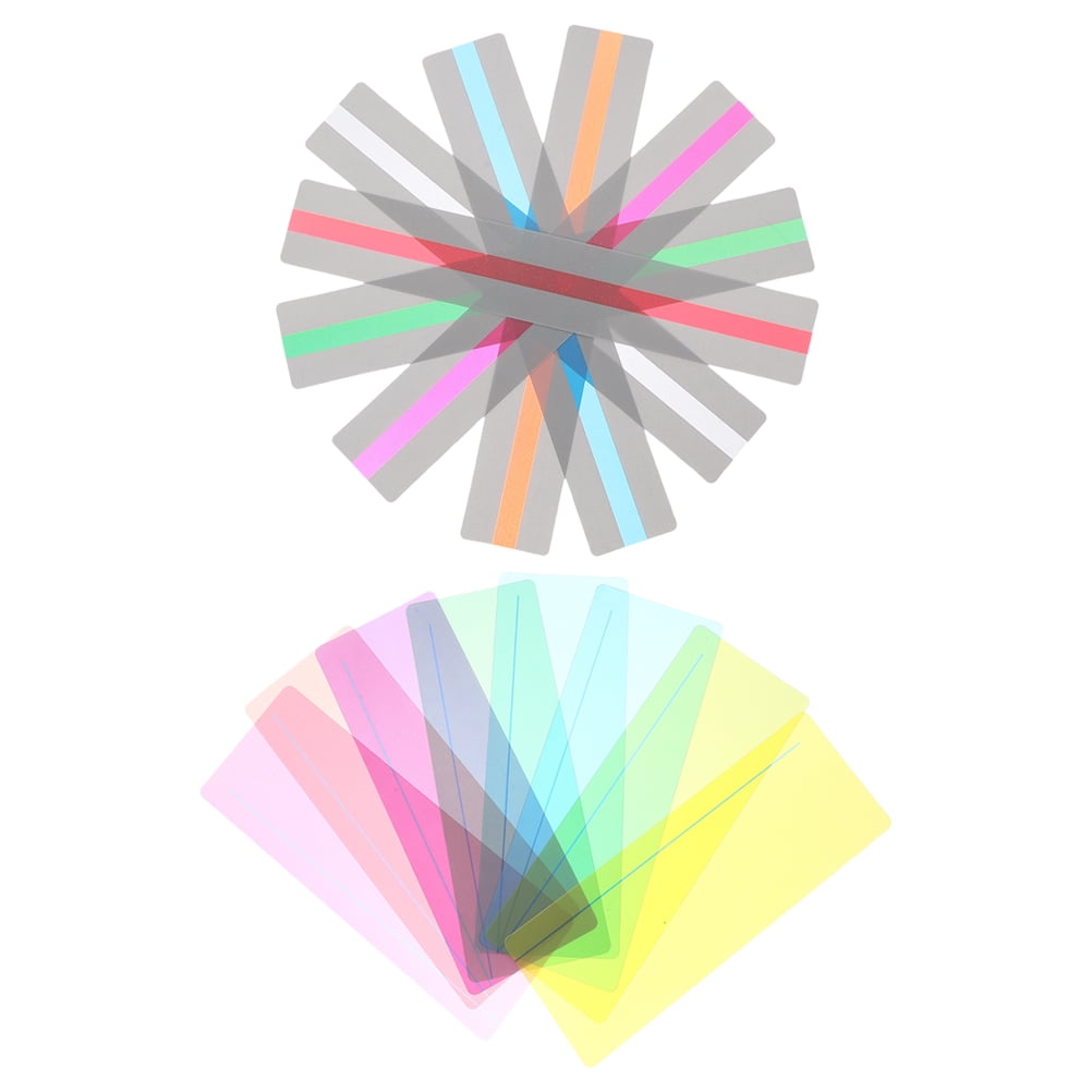 Worgeous 16pcs Reading Tracking Strips Colored Highlight Bookmarks ...