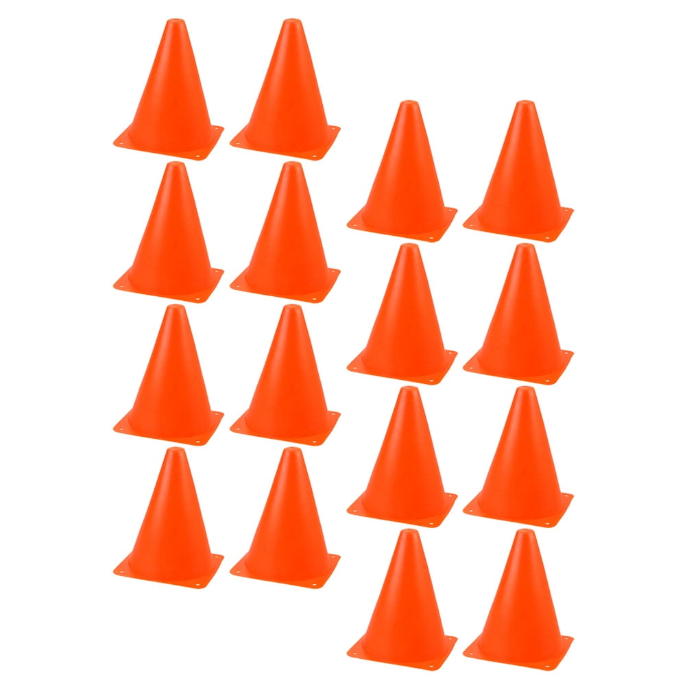 Worgeous 16pcs Small Sports Training Cones Marker Cones Plastic Road ...