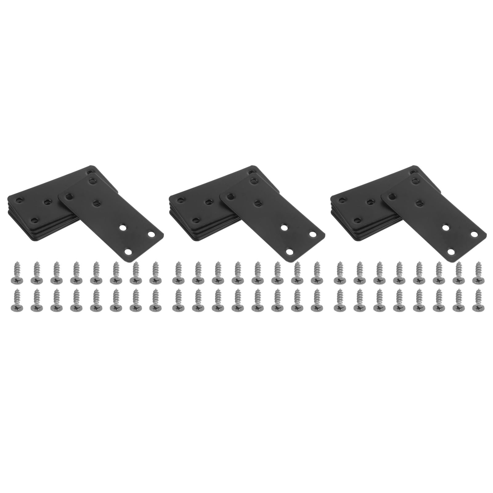 Worgeous 18 PCS Stainless Steel Flat Mending Plate Metal Bracket ...