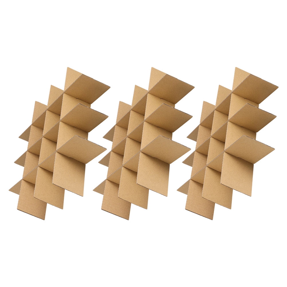 Worgeous 18 Pcs Dish Packing Kit Cardboard Dividers for Boxes Foldable ...