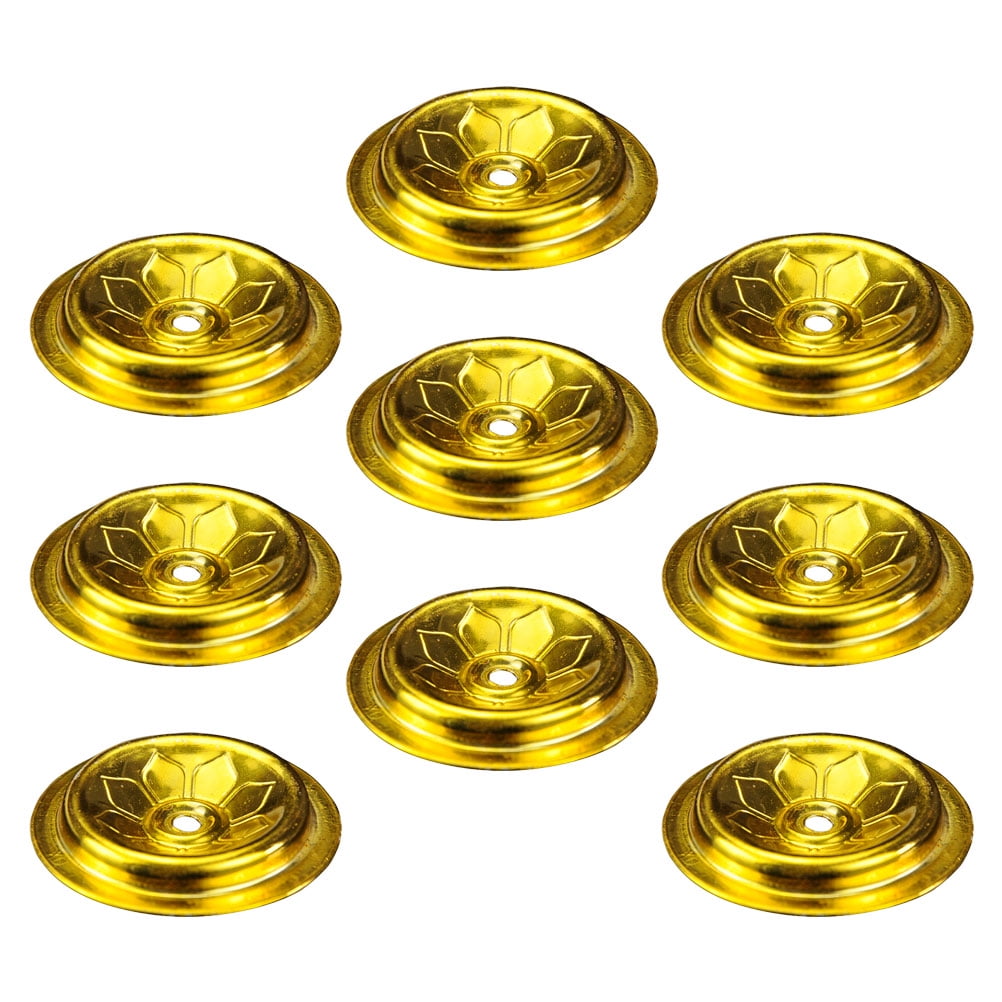 FESTFENDS Aluminum Oil Lamp Floating Wick Holders 18Pcs Religious Use ...