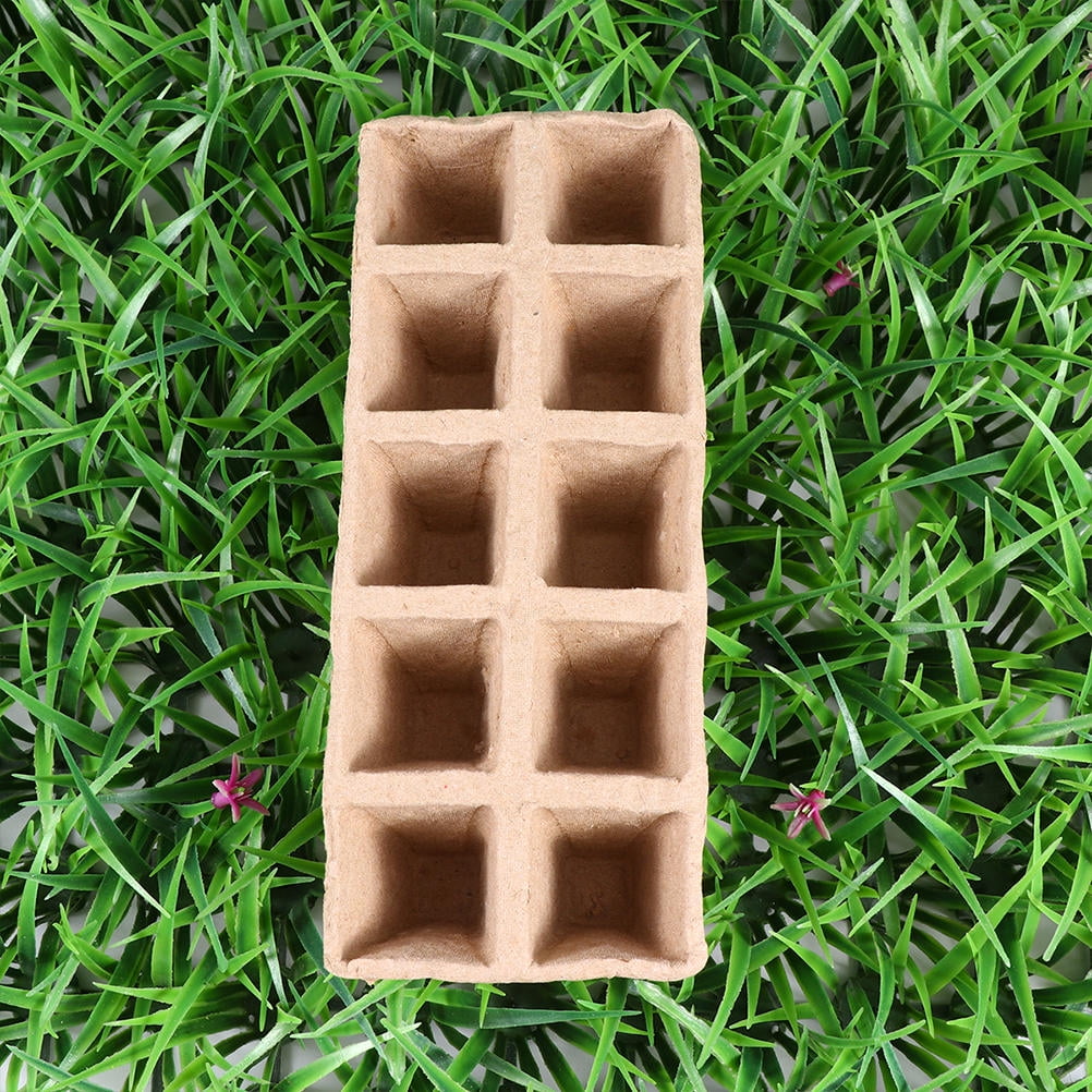 Worgeous 18 Pcs Paper Pot Plant Starters Nursery Cup Kit Organic ...