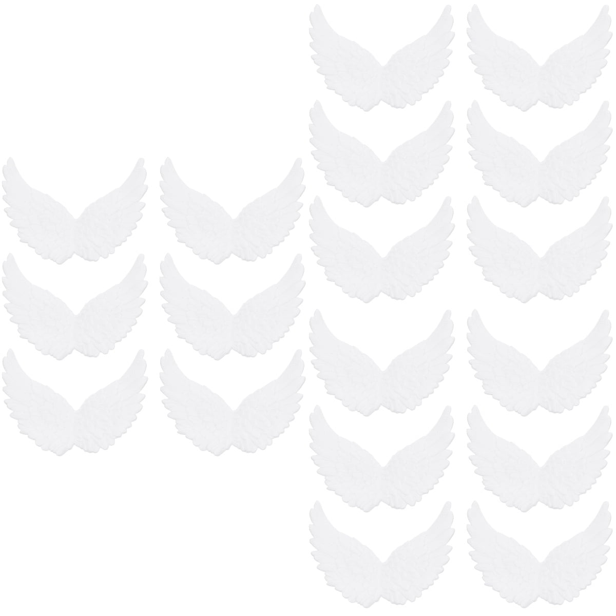 Worgeous 18 pcs Angel Wings Plastic Accessories DIY Props Christmas DIY ...