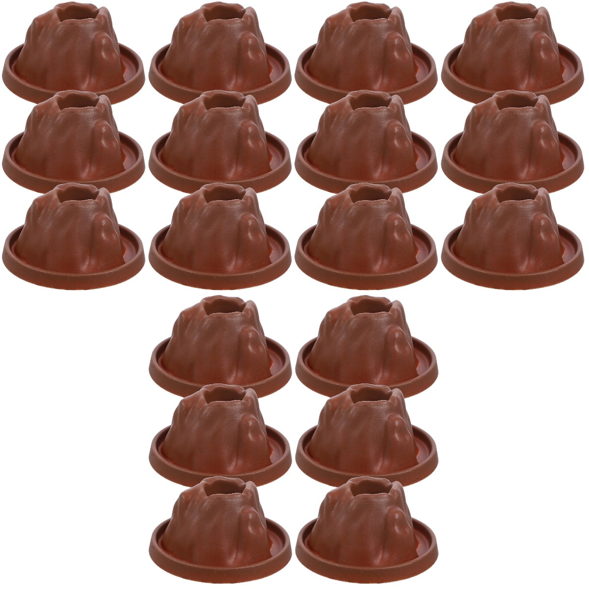 Worgeous 18 pcs Small Simulation Volcano Model Science Project Diy Mini ...