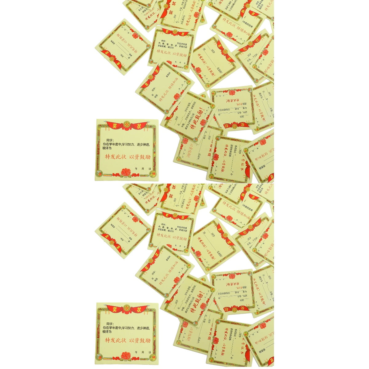 Worgeous 180 pcs Children Award Certificate Sticker Blank Certificate ...