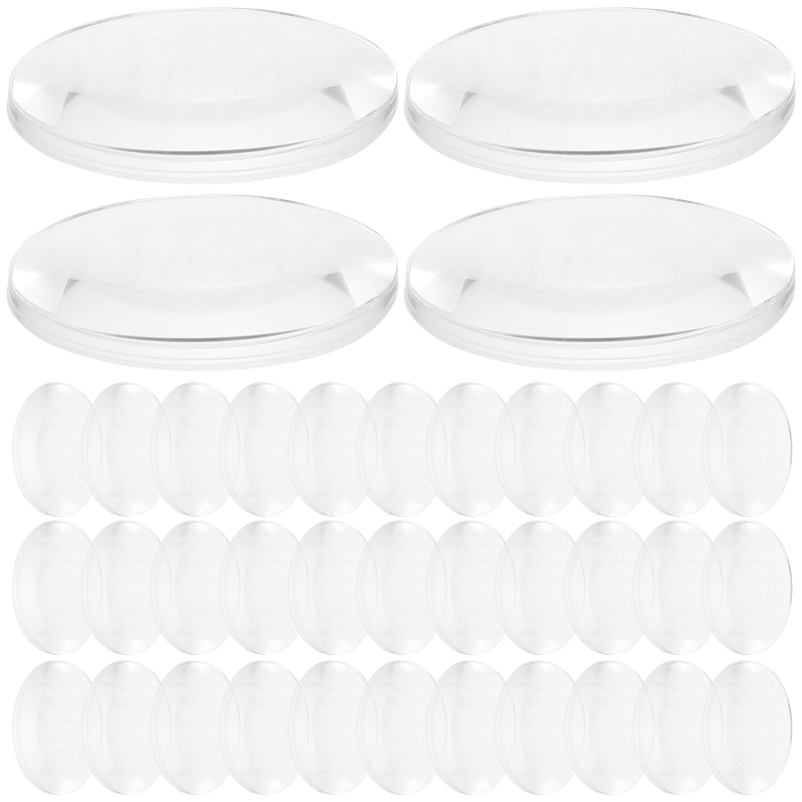 Worgeous 180 pcs Double Convex Lens Physics Optical Lens Science ...