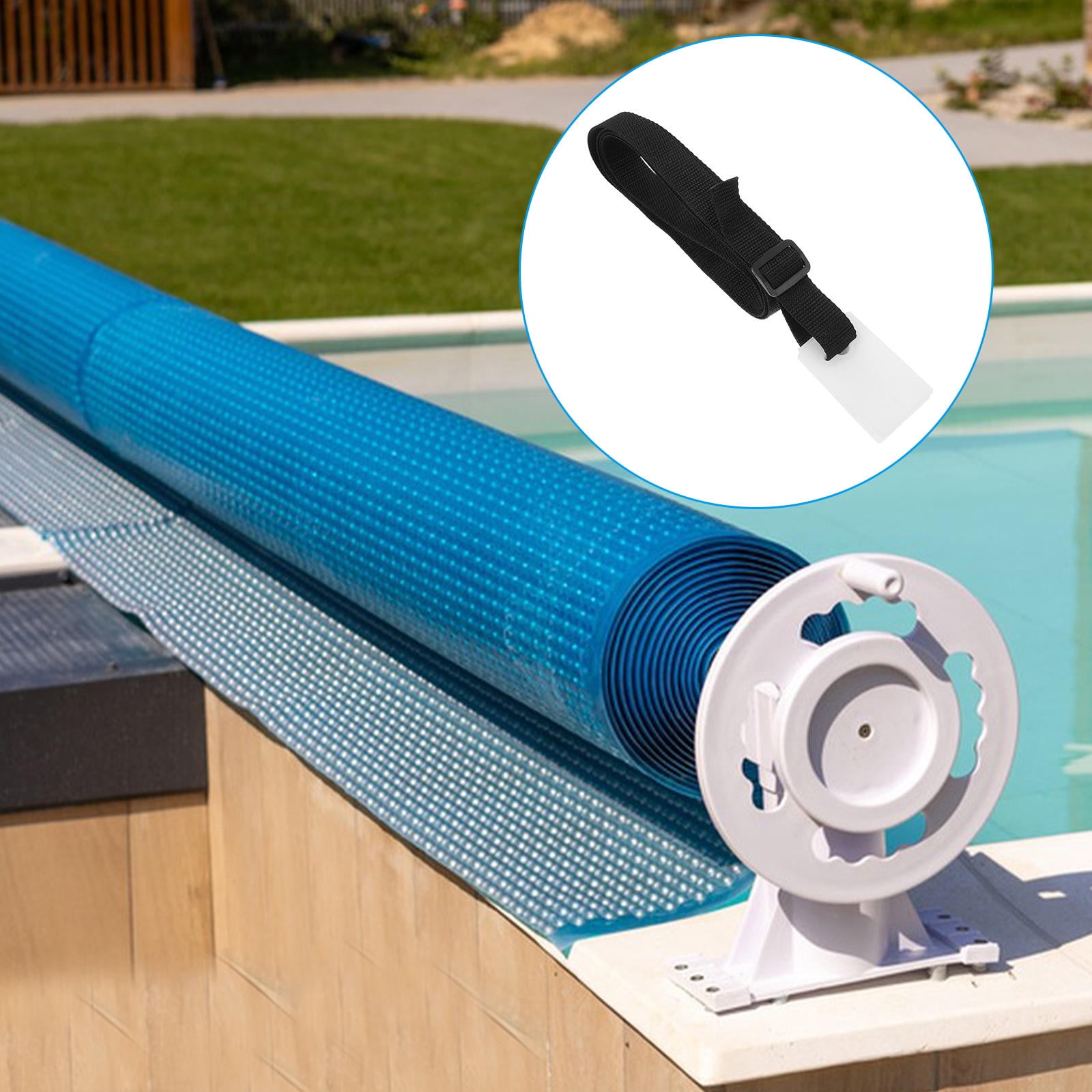 Worgeous 18pcs Pool Solar Covers Reel Attachment Kit Solar Blanket ...