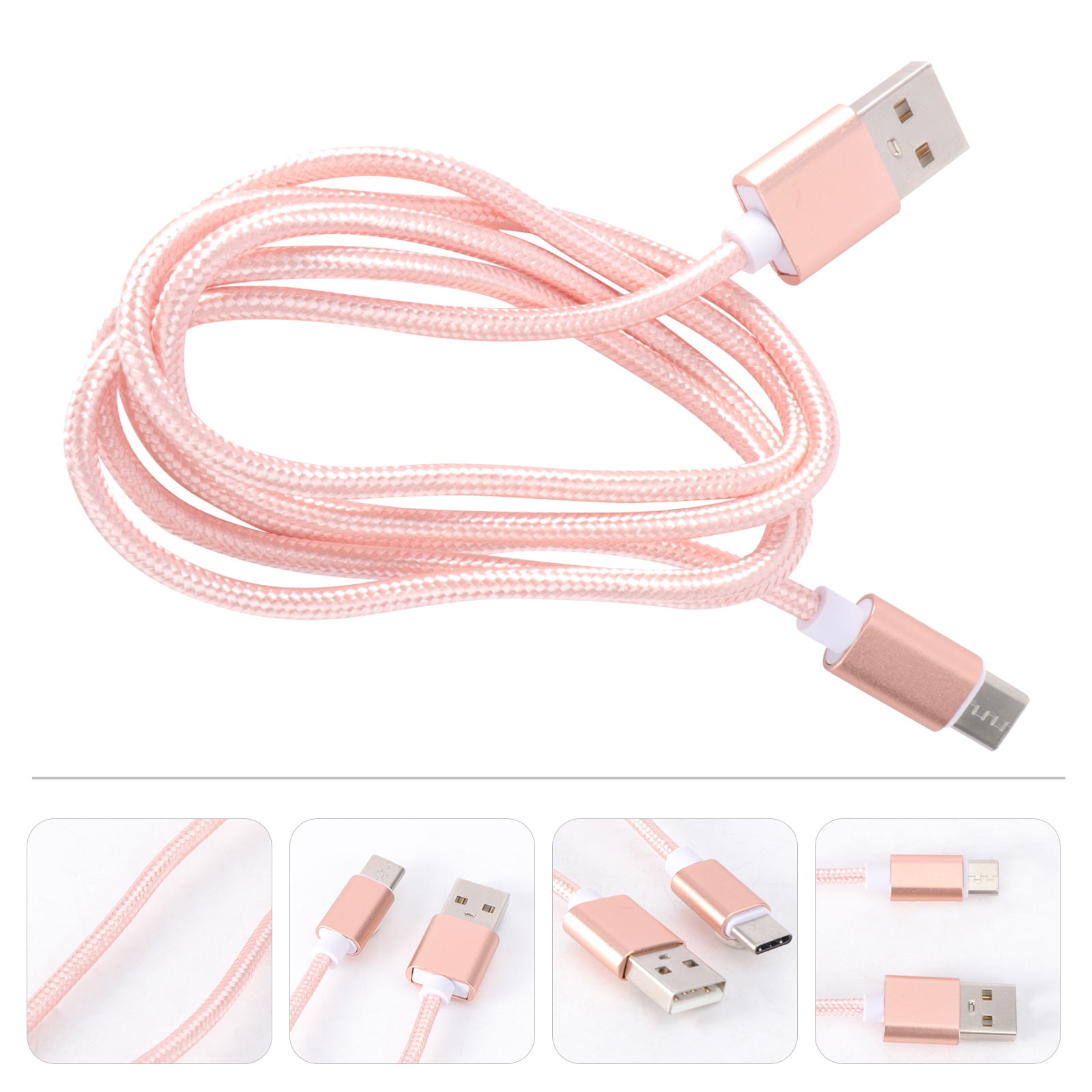 Worgeous 1M USB Magnetic Cable 2.1A Nylon Braided Fast Charging and ...