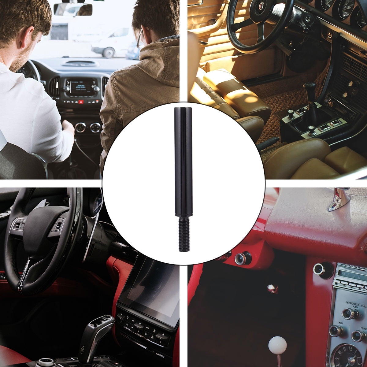 Worgeous 1PC Car Lever Extension Knob Manual Gear Shifter Extender ...