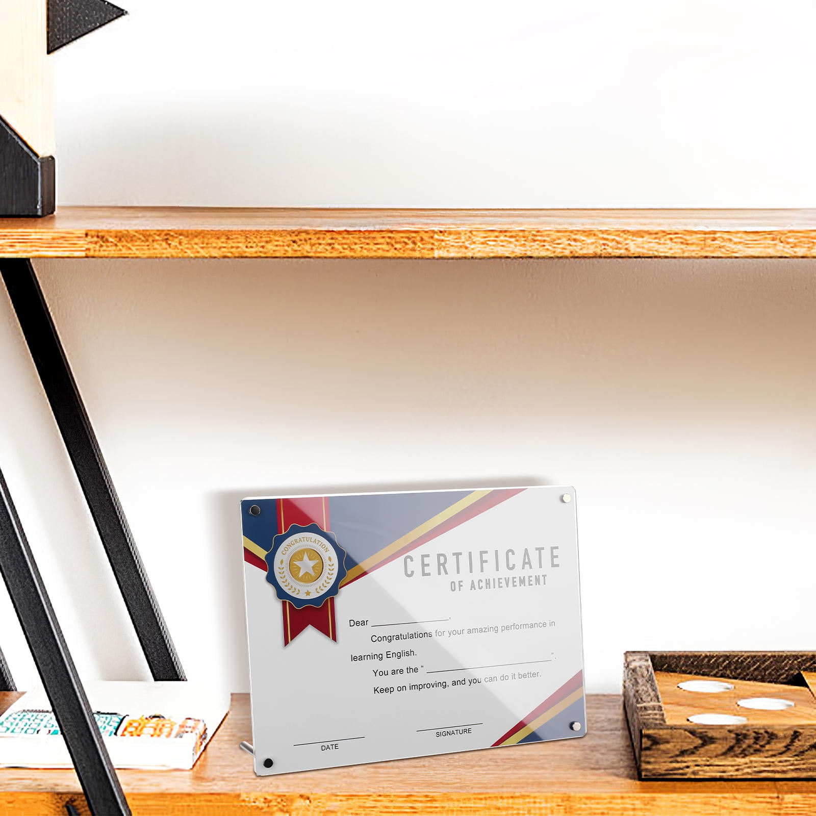 Worgeous 1Pack Clear Frame for License Certificate Wall Mountable ...