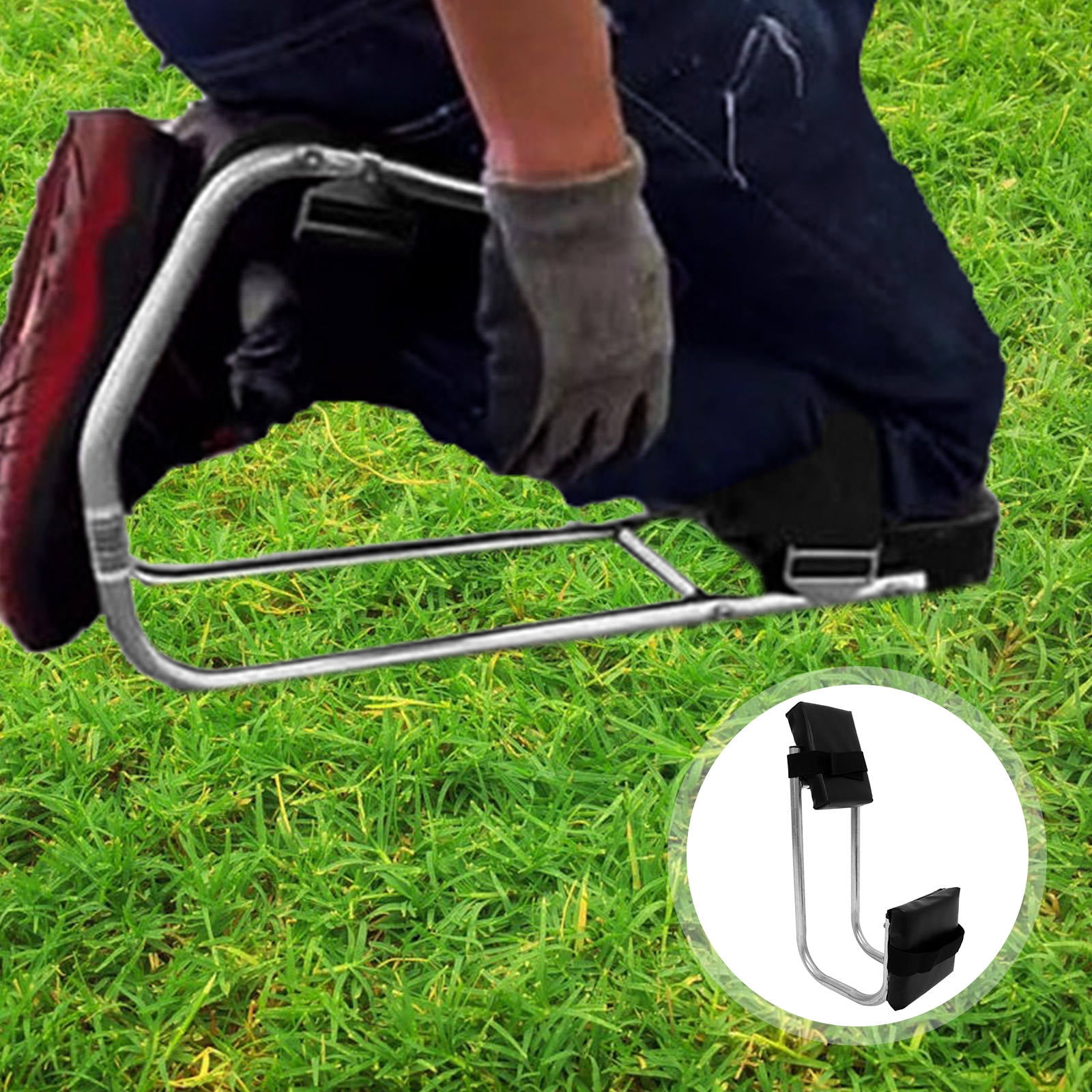 Worgeous 1Pack Ergonomic Alloy Garden Kneeling Seat for Gardening ...