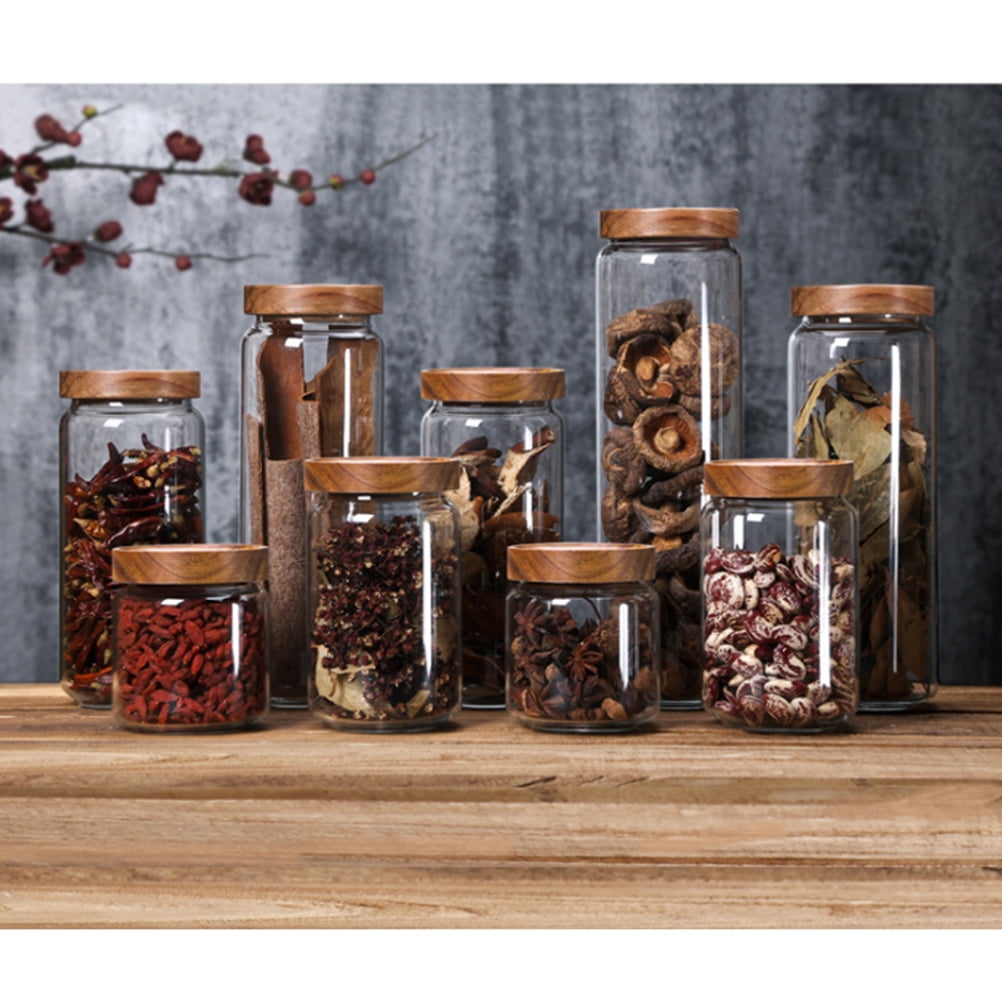 Worgeous 1Pack Kitchen Food Storage Container Keeping Glass Jars for ...