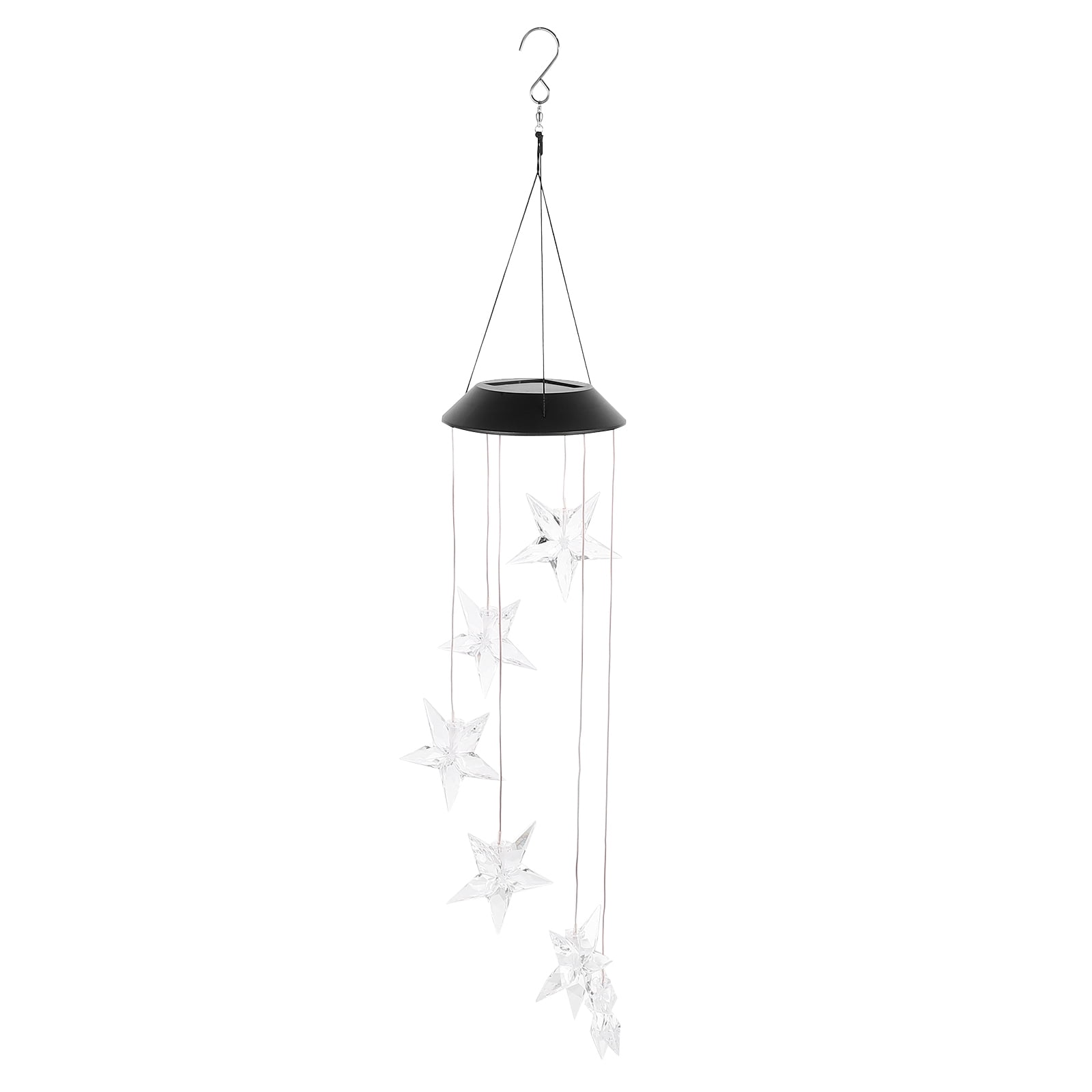 Worgeous Solar Lanterns Wind Chime Glowing at Night Pleasant Sound ...