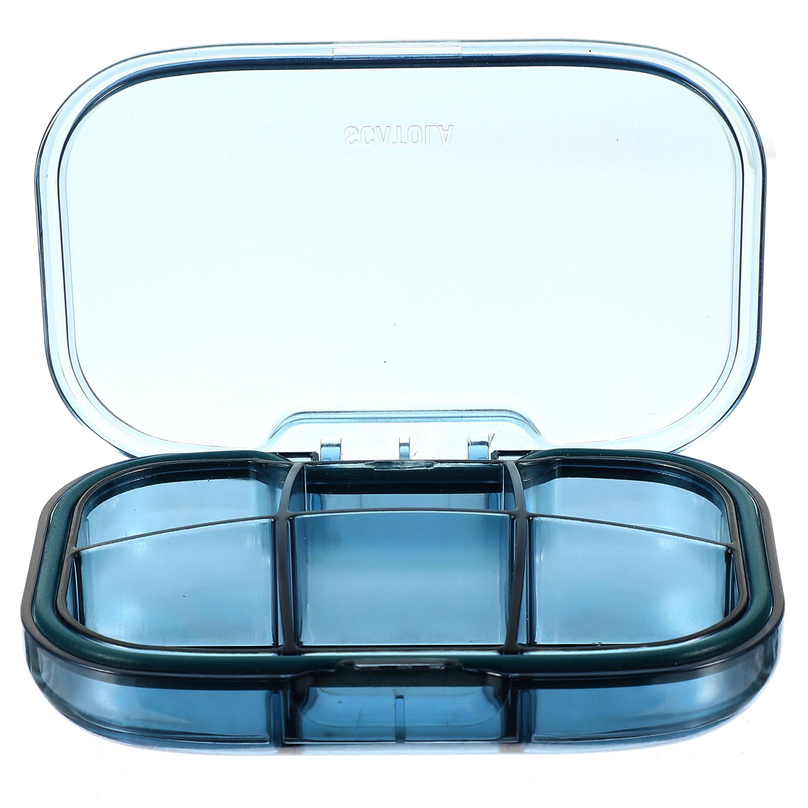 Worgeous 1Pack Rectangular Pills Storage Case Multi-Grid Sealed ...