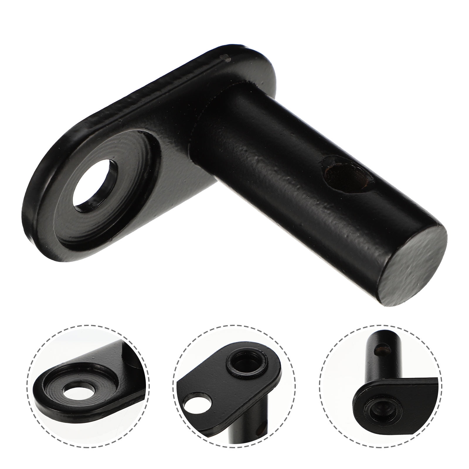 Worgeous Trailer Coupling Bike Trailer Coupler Steel Black Pet Owners ...