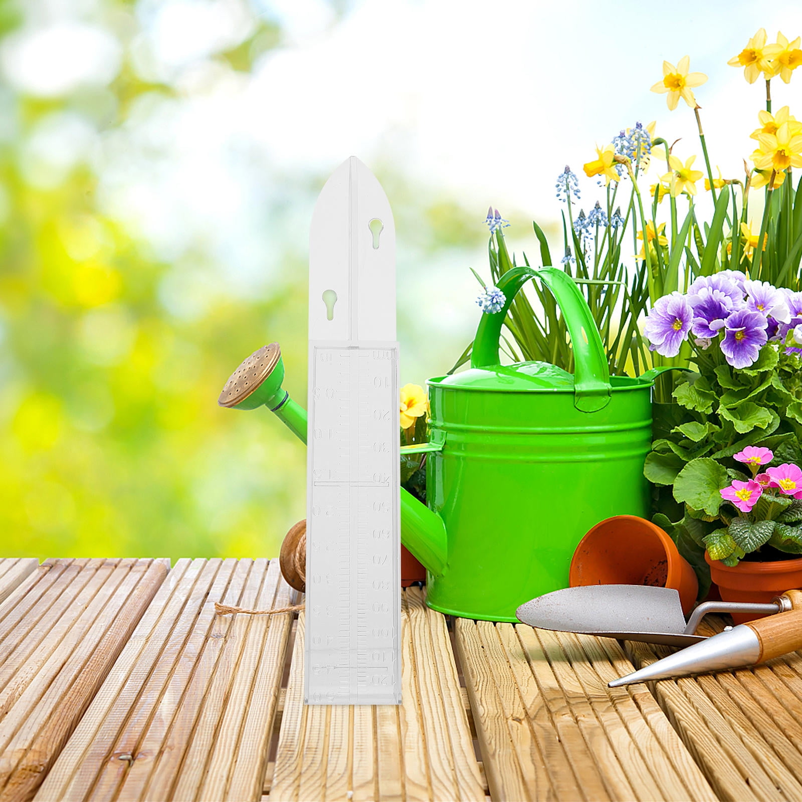 Worgeous 1Pc Plastic Rain Gauge Tubes Outdoor Rainfall Gauge Rainfall ...