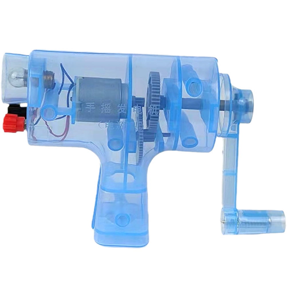 Worgeous 1Pcs Blue Handheld Crank Generator for Hand Generator Toys ...