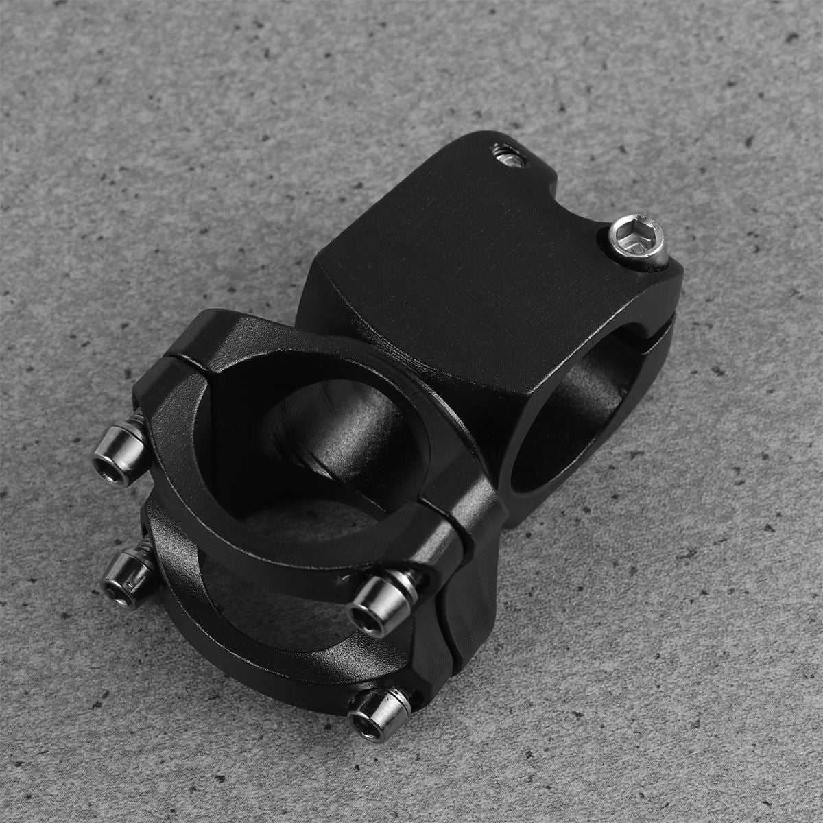 Worgeous Bike Handlebar Stem Riser Stem Aluminum 1Set Black - Walmart.com