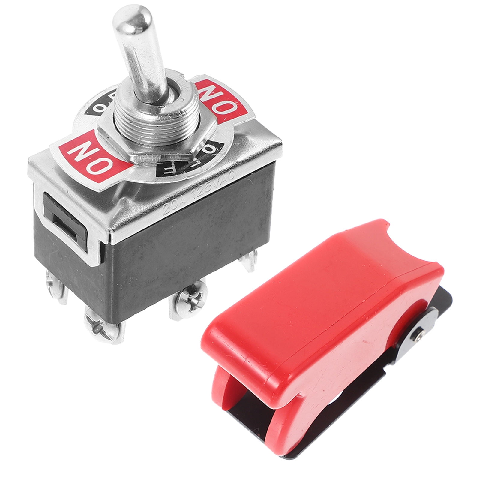 Worgeous 1Set 203A Toggle Switch Red Assorted Color Rectangular Shape ...