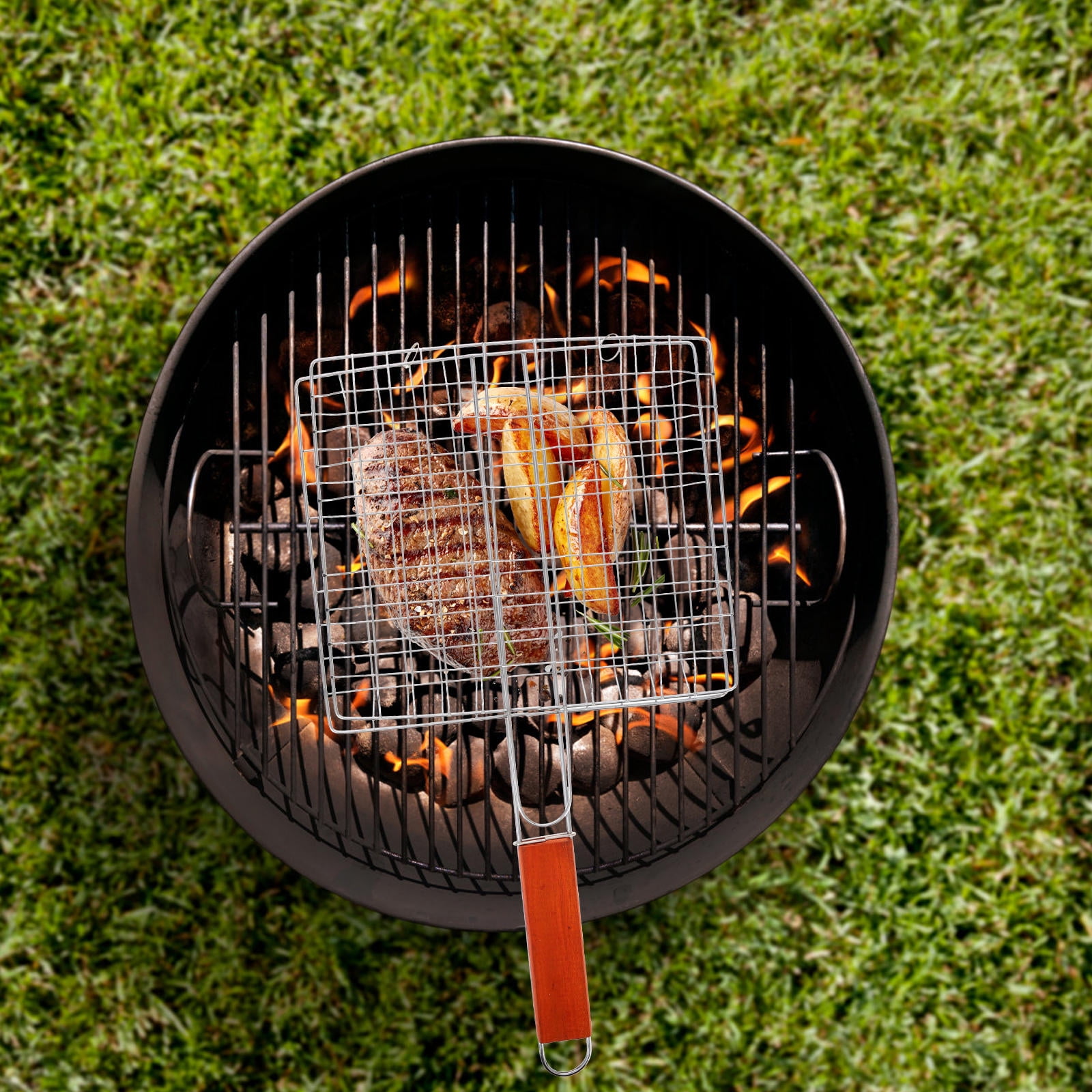 Worgeous BBQ Net Barbecue Rack Iron 1Pcs - Walmart.com