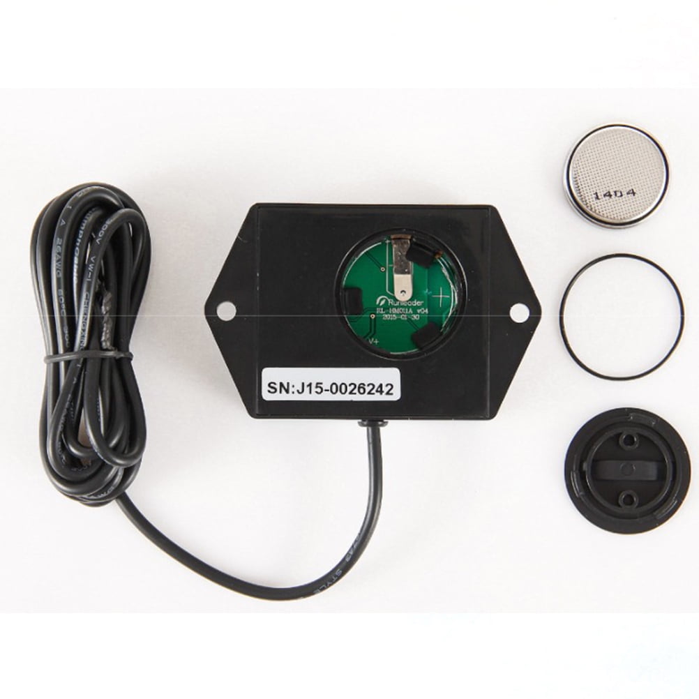 Worgeous 1Set Black ABS Motorcycle LCD Display Spark Plugs Tach Hour ...