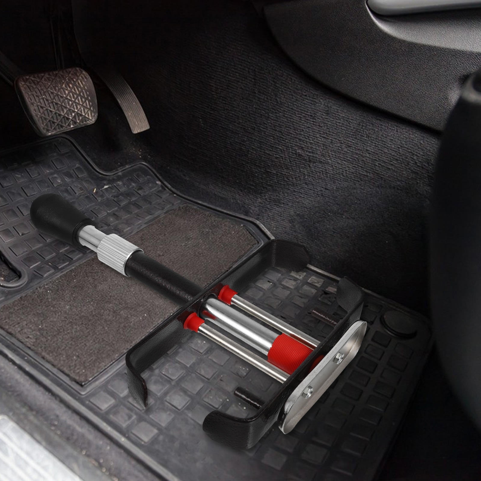 Worgeous Lock for Brake Pedal Cars Steel Black Anti Theft 1Pcs 13.8X8 ...