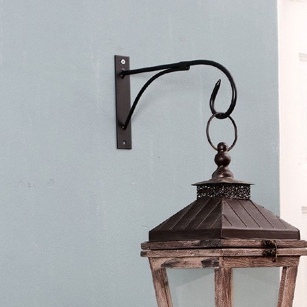 Worgeous 1Set Houseplant Hook Iron Curved Tip Wall Mounted Flower ...