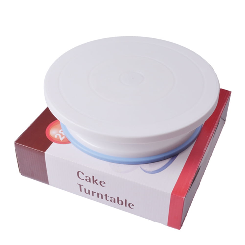 Worgeous 1Set Plastic Cake Turntable with Revolving Mechanism for Easy ...