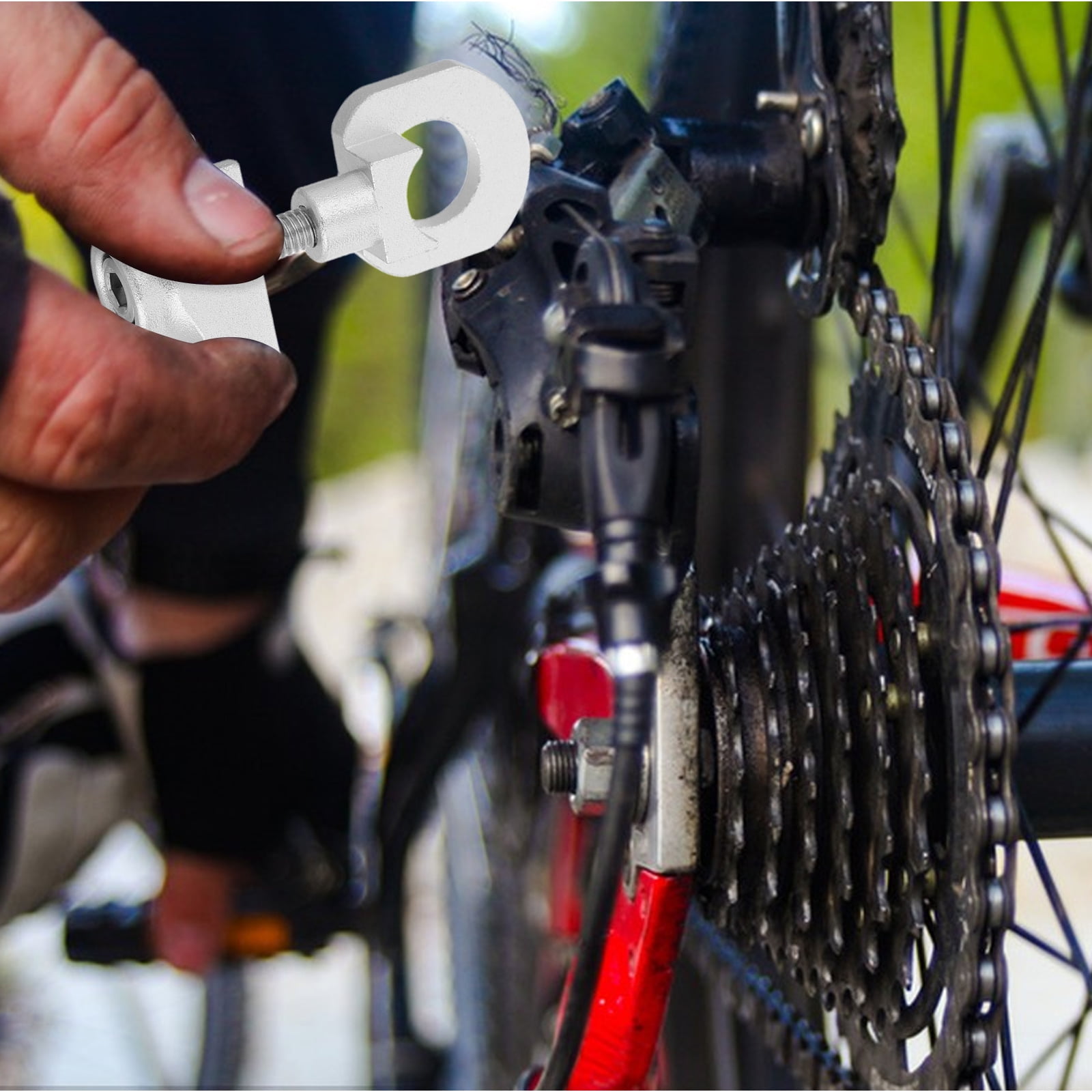 Worgeous 1Set Rear Chain Adjusters Compact Design for Mountain Bikes ...