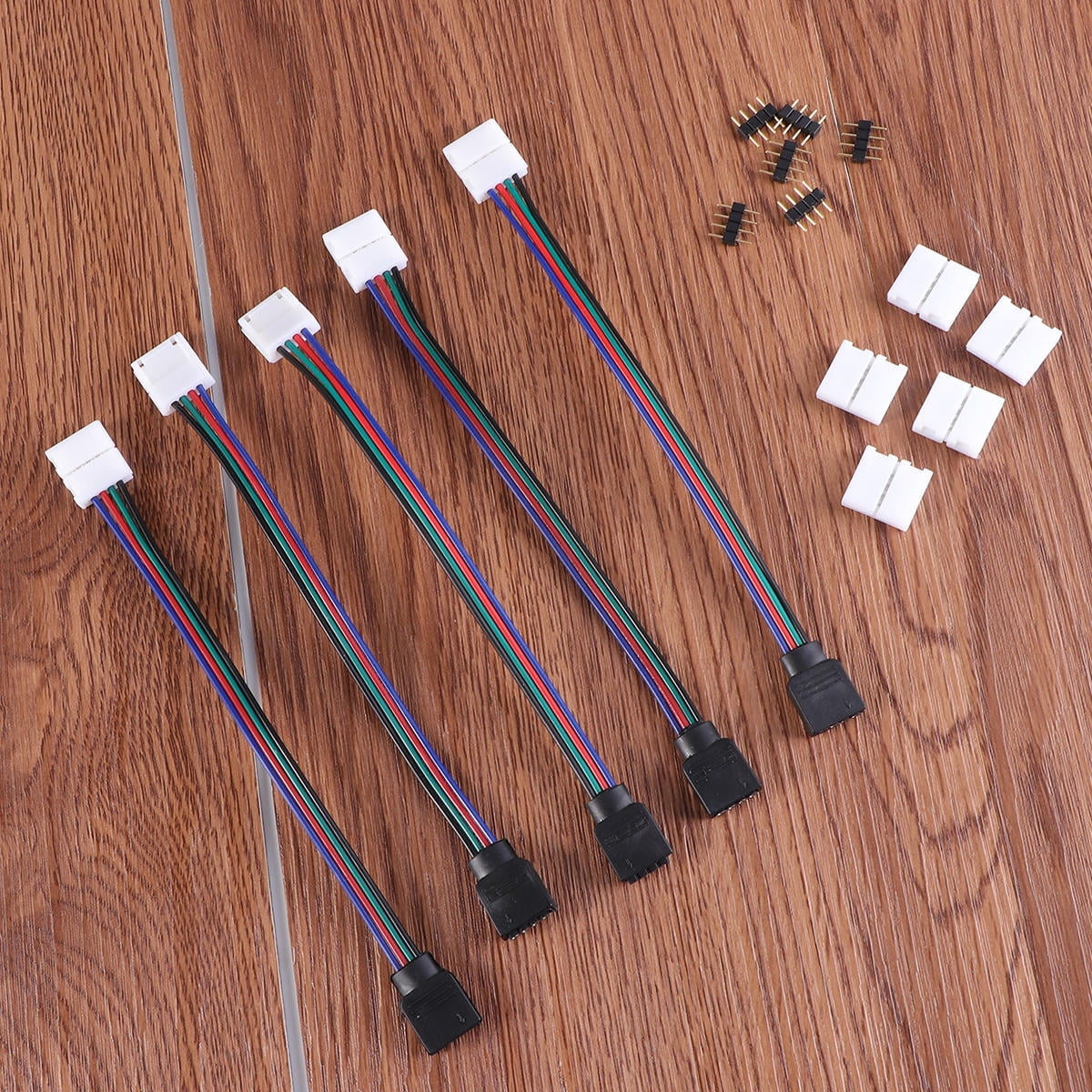 Milisten Light Rgb Led Light Strip Connector Assorted Color 1 Set 10mm ...