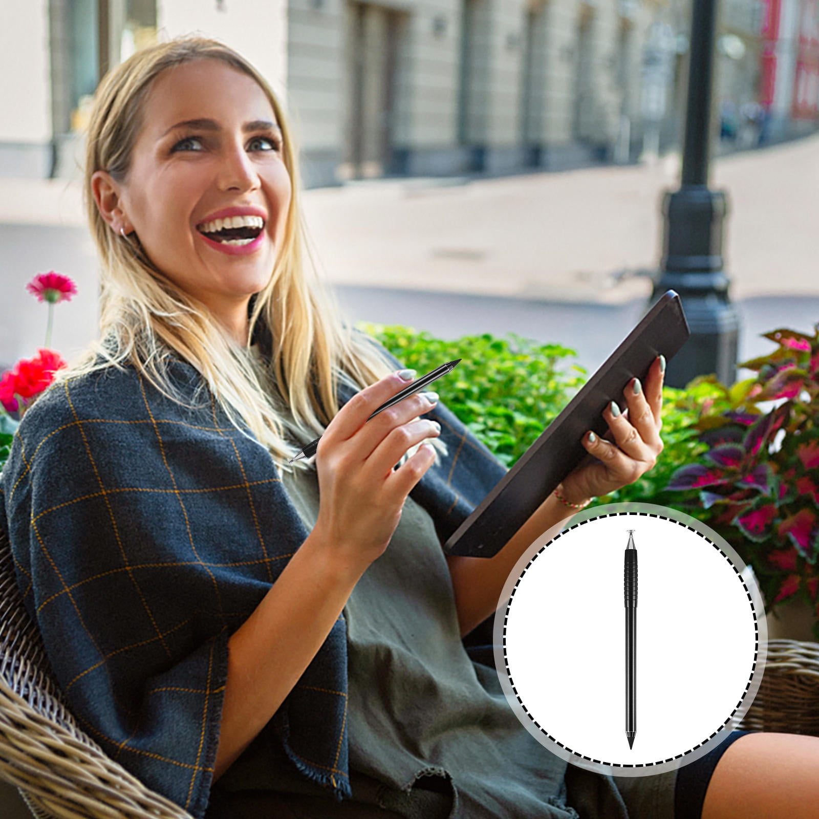 Worgeous 1Set Universal Capacitive Pen Copper Aluminum Graphite Slim ...