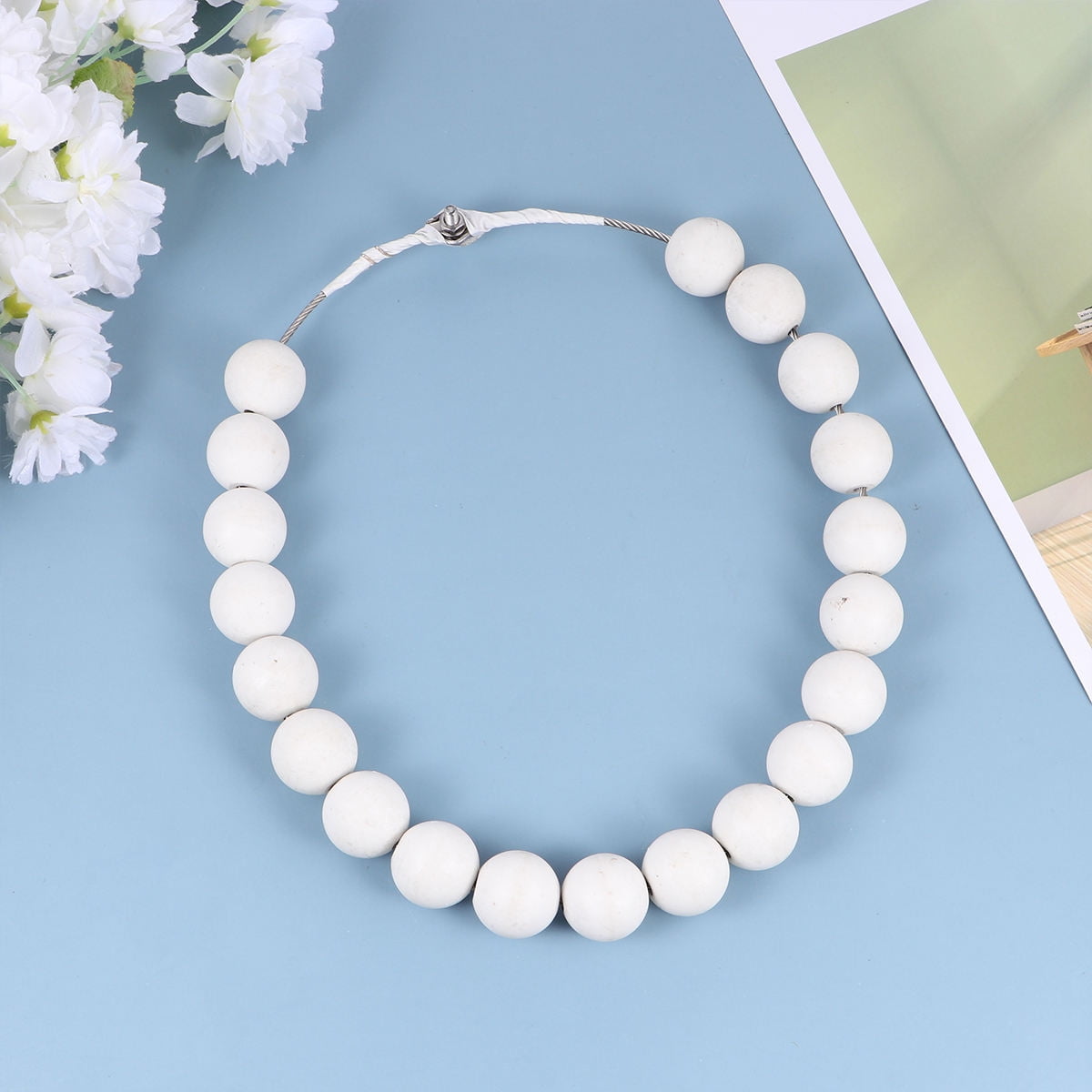 Worgeous 1pc Flagpole Retainer Ring Beaded Keep Flag Close to Pole 2cm ...