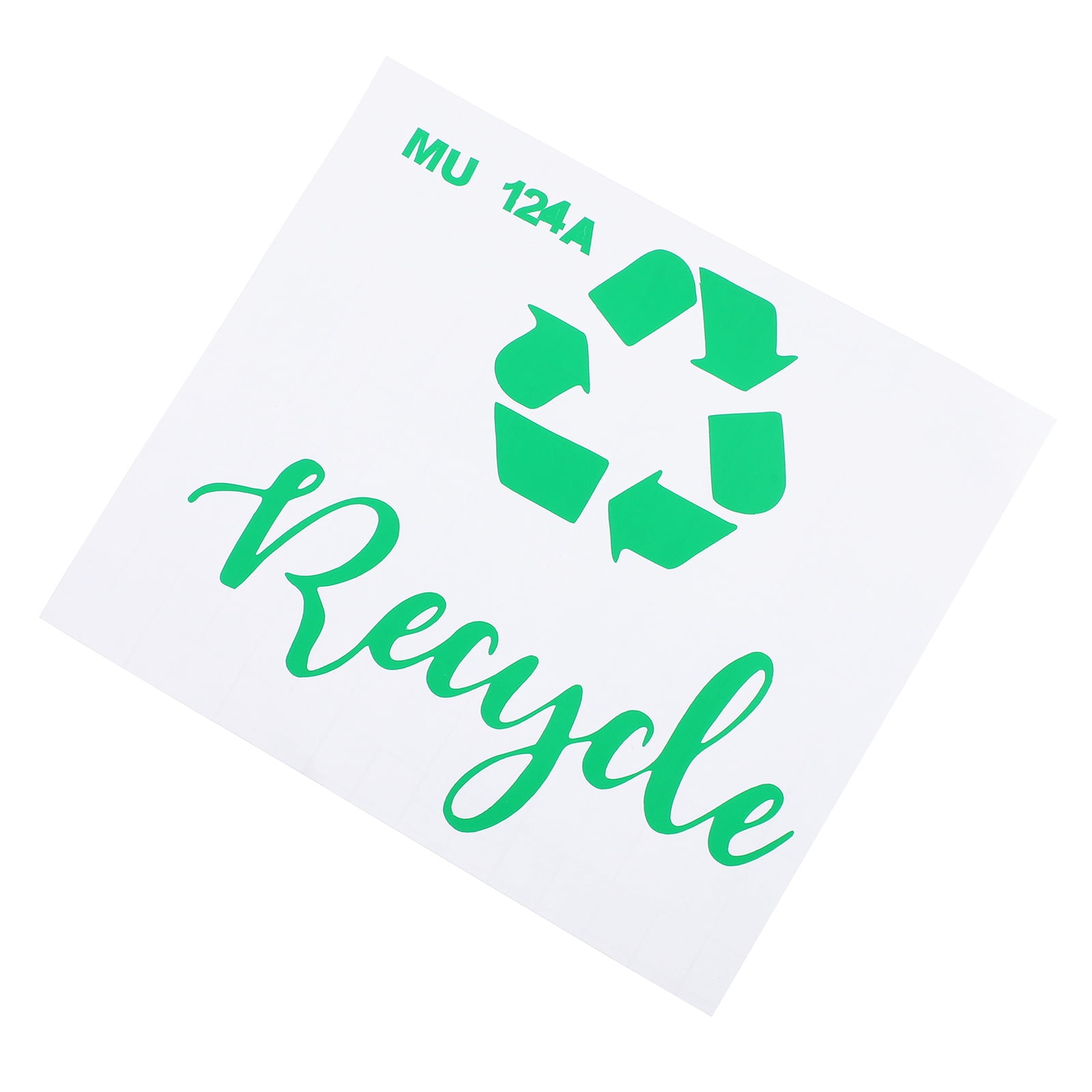 Worgeous 1pc Trash Classification Decals Trash Can Recycling Sticker ...
