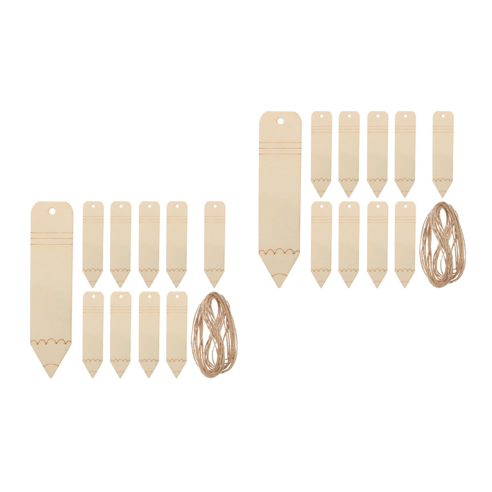 Worgeous 2 Count DIY Bookmark Blank Bookmarks Pencil Child - Walmart.com