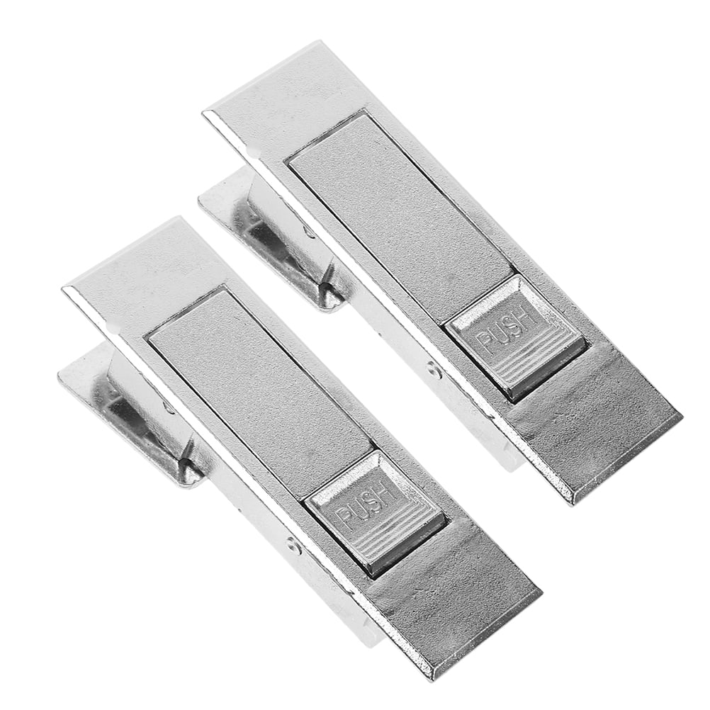 Worgeous 2 PCS Electrical Panel Door Latches Cabinet Cam Lock Silver ...