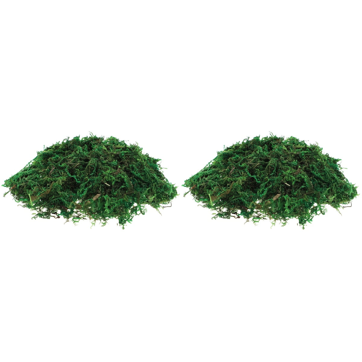 Worgeous 2 Packs Aftificial Green Moss DIY Flower Crafts Fake Moss ...